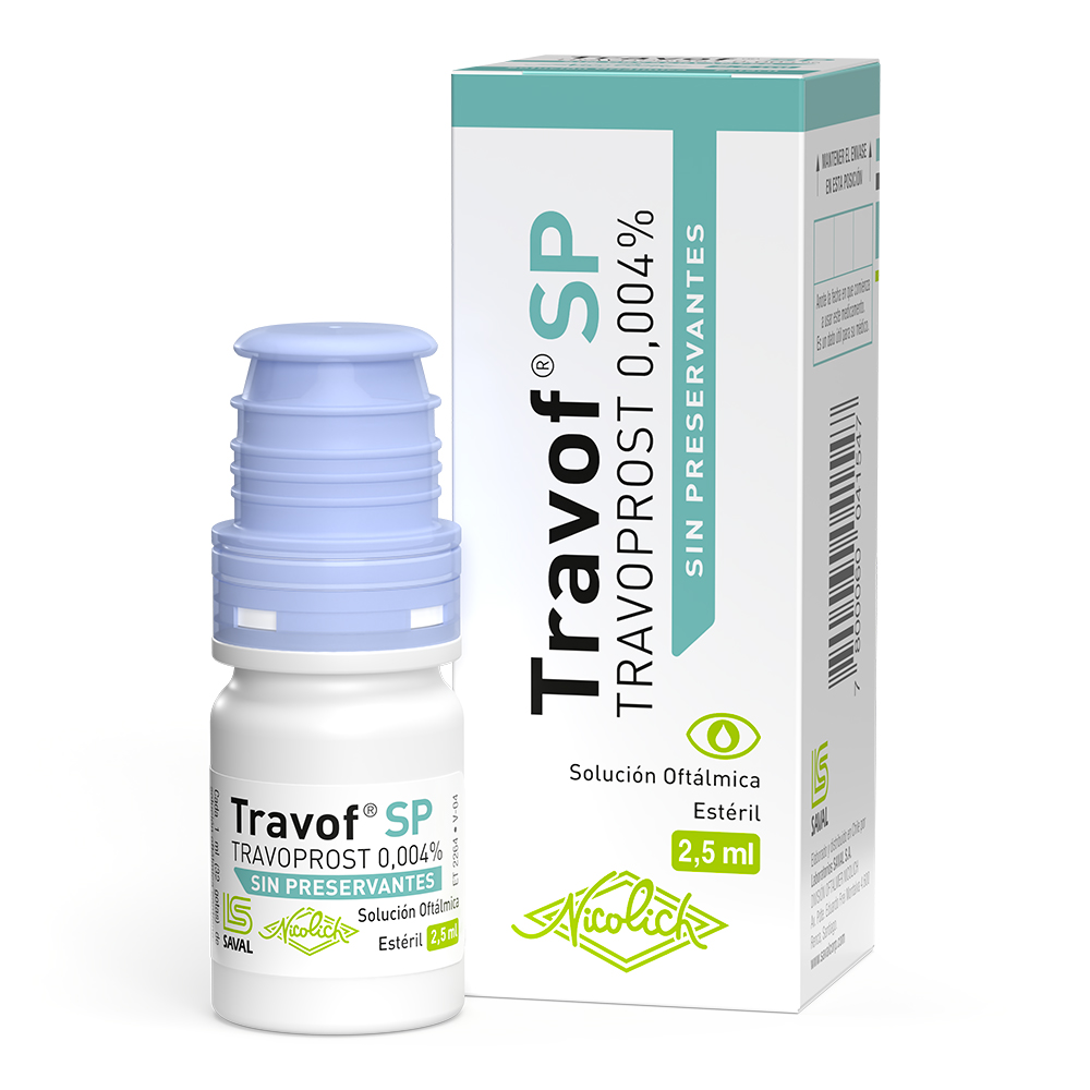 Travof SP Travoprost 0,004% Solución Oftálmica 2,5 mL | Cruz Verde
