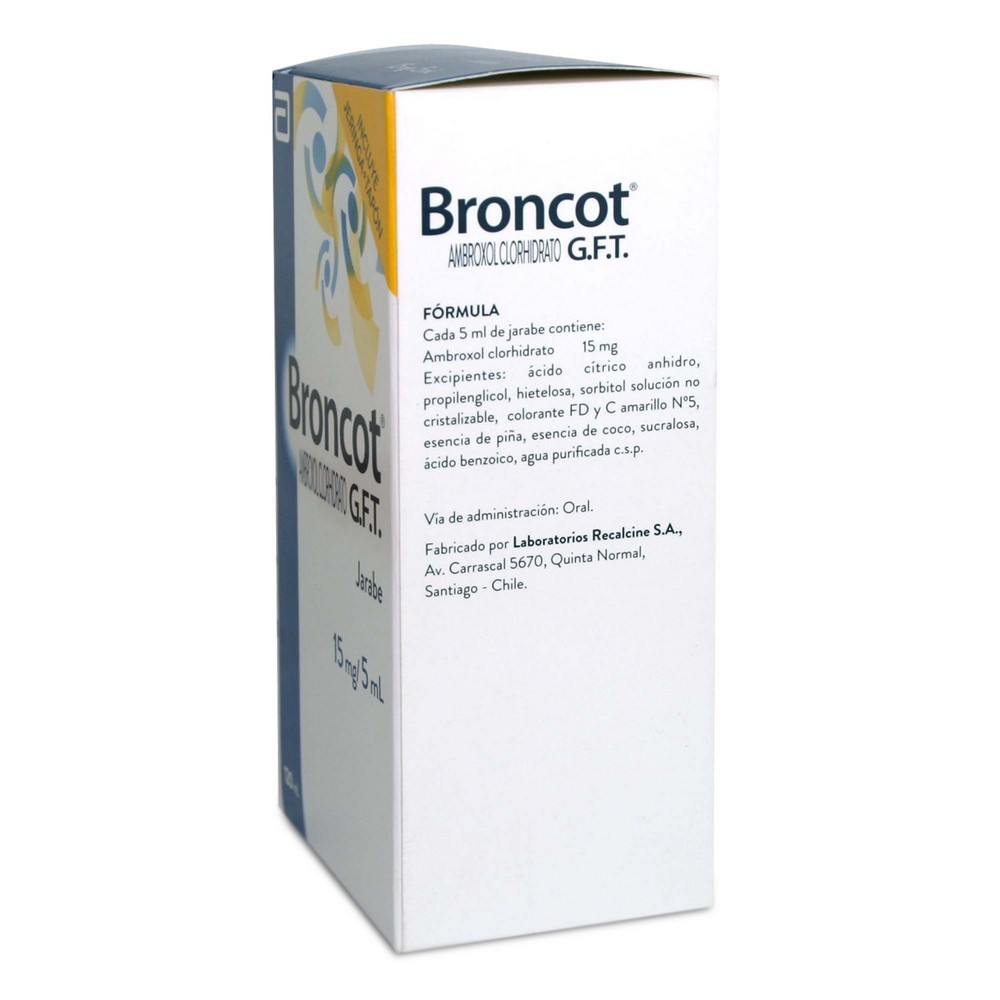 Broncot GFT Pediatrico Ambroxol 15 mg/5mL Jarabe 120 mL | Cruz Verde
