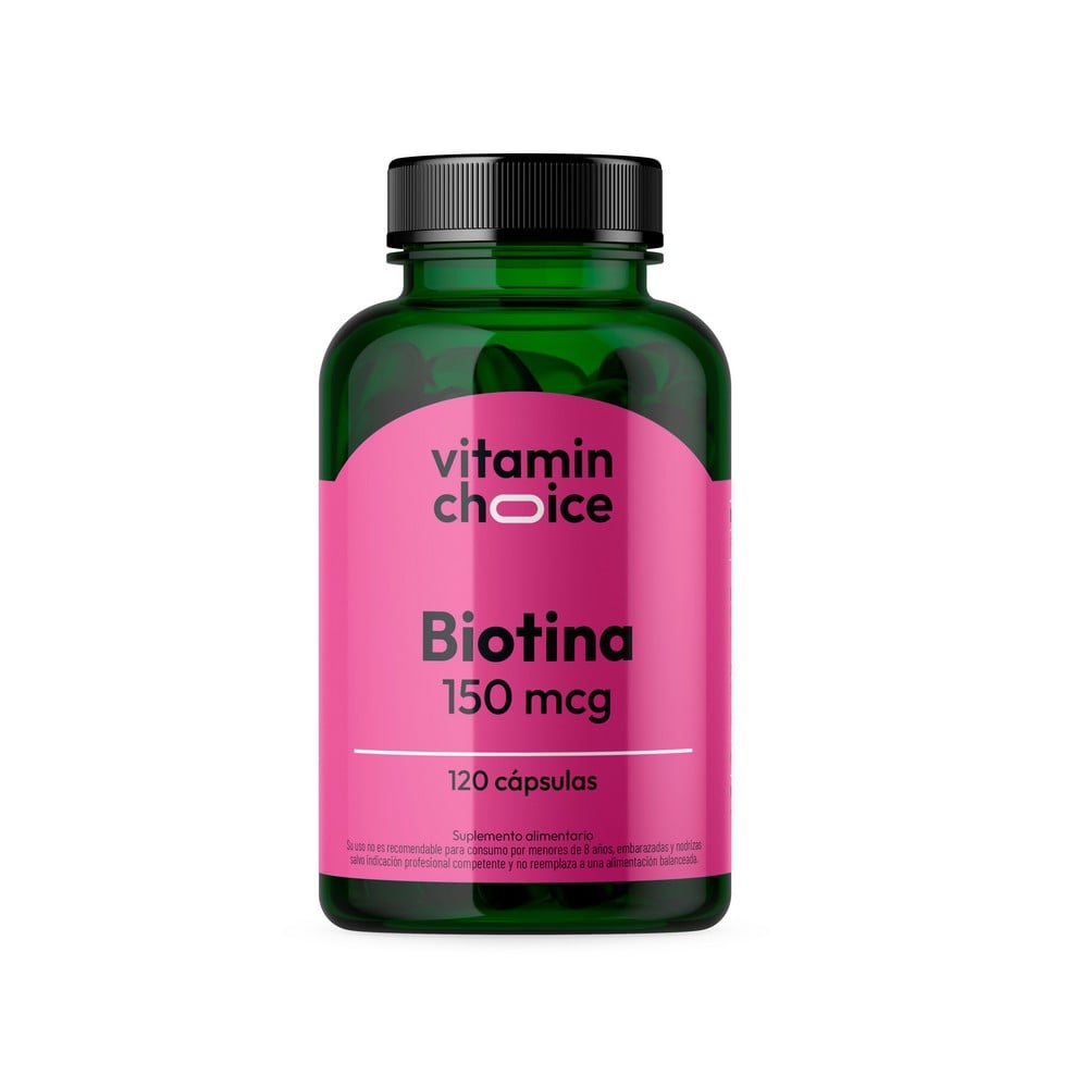 Biotina 150 mcg - 120 cápsulas | Cruz Verde