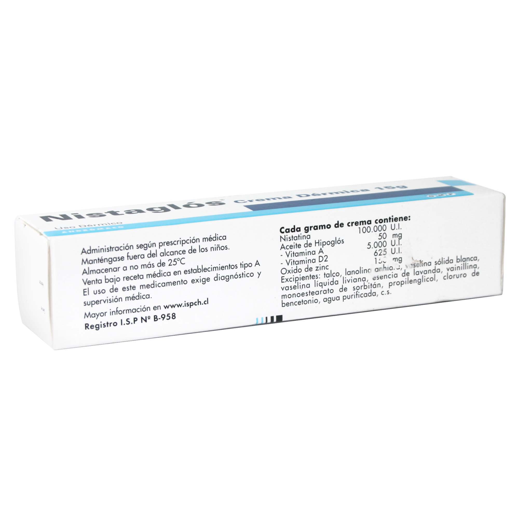 Nistaglos Aceite de Hipoglos 50 mg Crema Tópica 15 gr | Cruz Verde
