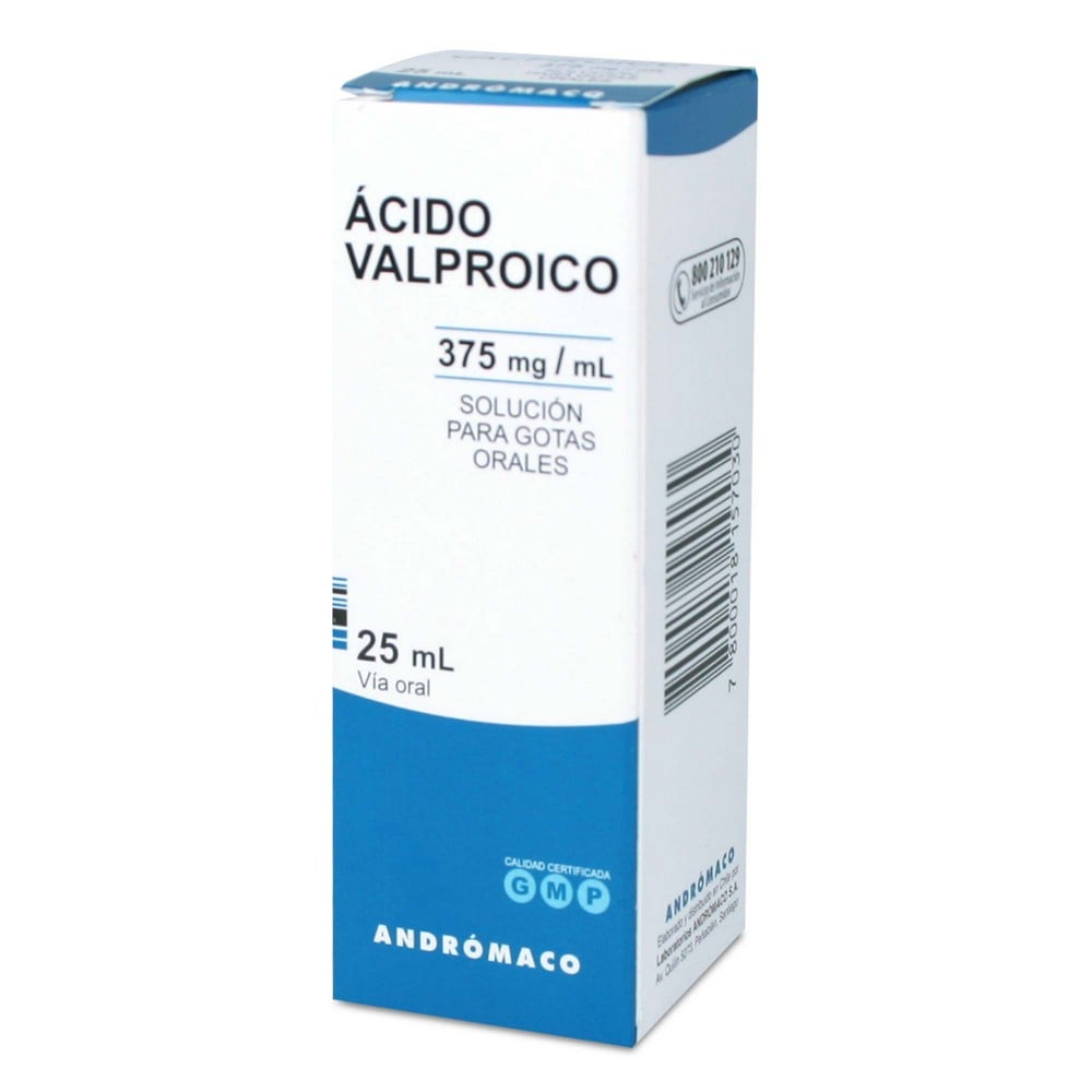 Ácido Valproico 375 mg / mL Gotas 25 mL | Cruz Verde