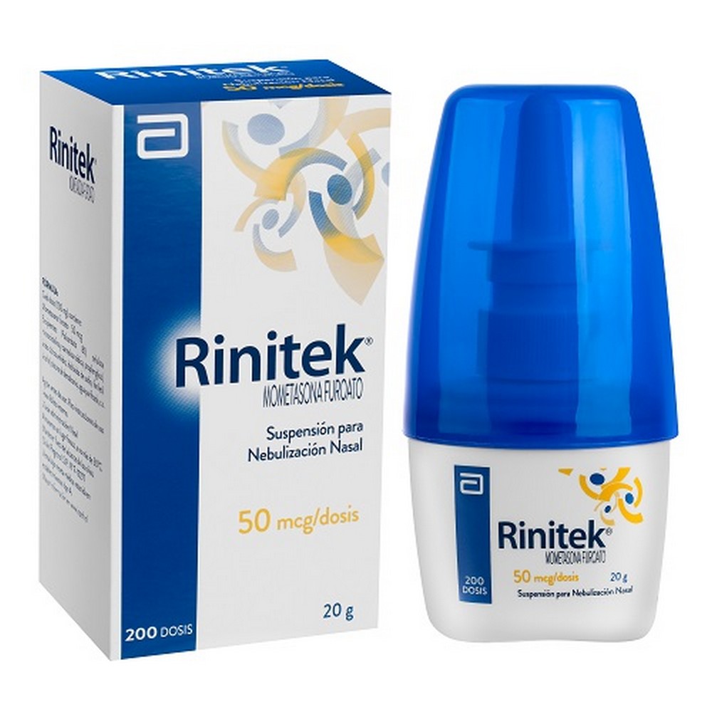 Rinitek Mometasona 50 mcg Suspension Nasal 200 Dosis | Cruz Verde