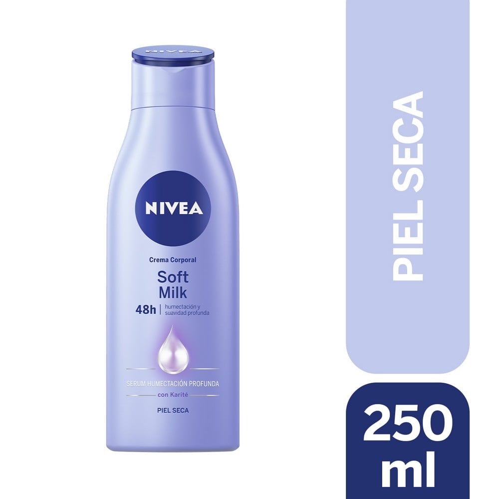 Crema Corporal Soft Milk Piel Seca 250 mL | Cruz Verde