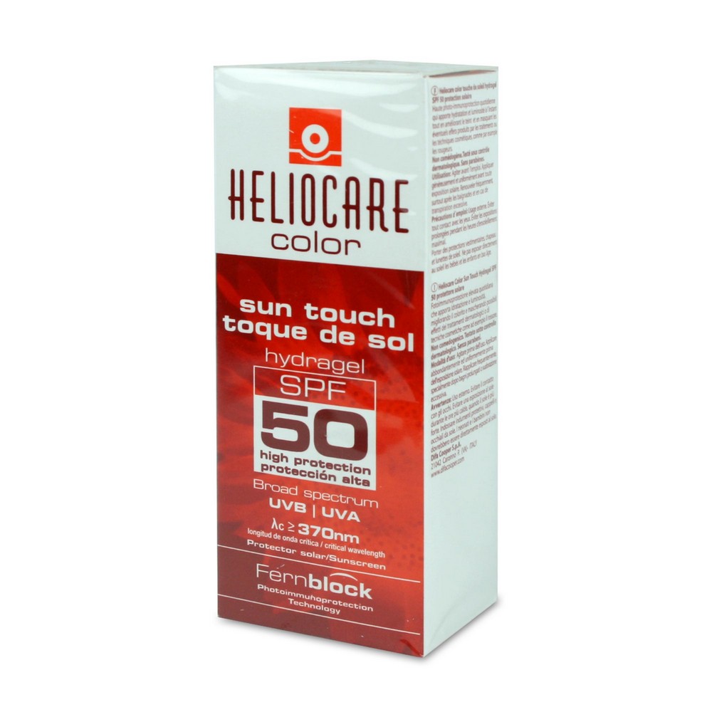 Heliocare Color Sun Touch Hydragel SPF50 Gel Solar 50 mL | Cruz Verde