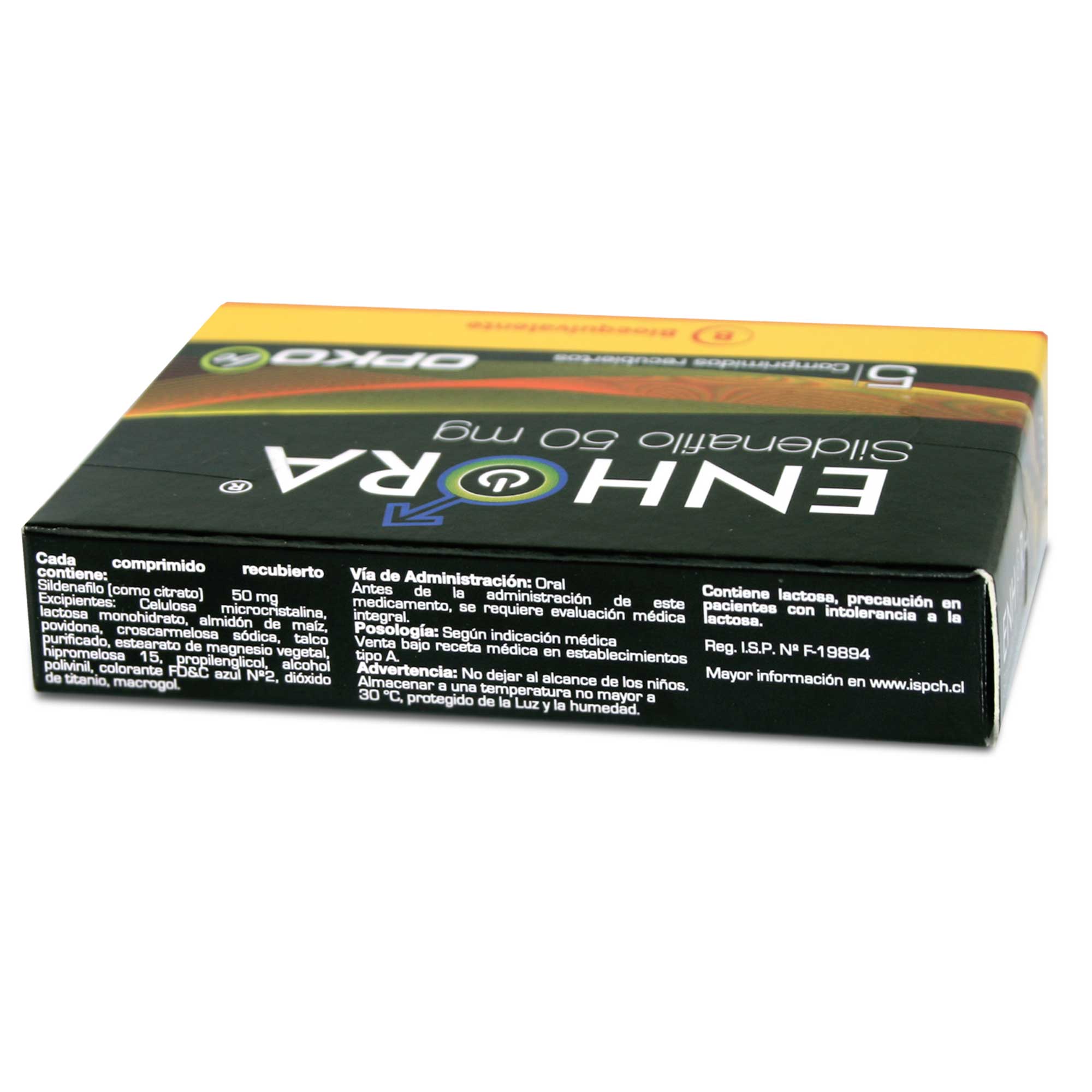 Enhora Sildenafil 50 mg 5 Comprimidos | Cruz Verde