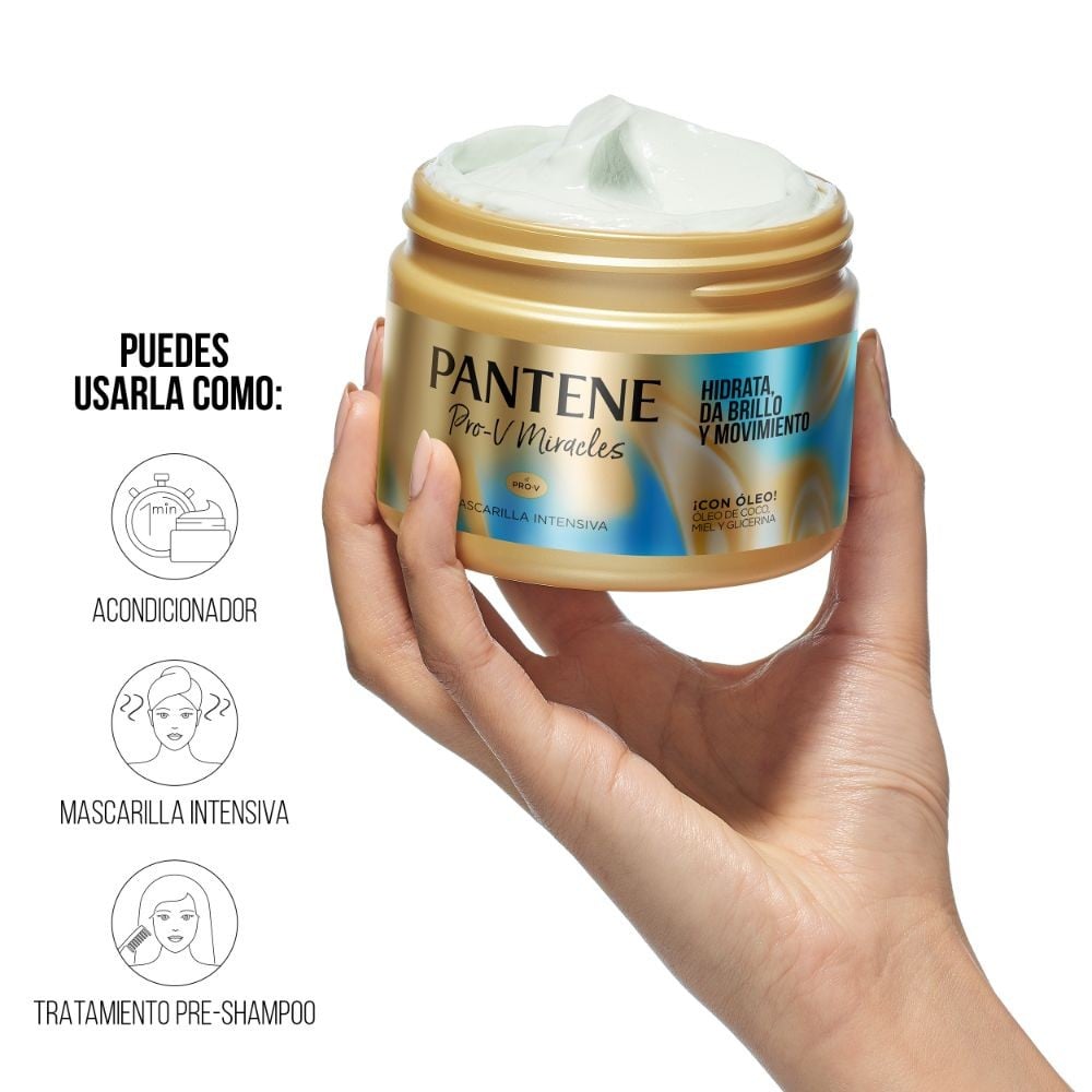 Mascarilla Pro-V Miracles Hidrata, Da Brillo y Movimiento 300 mL | Cruz Verde