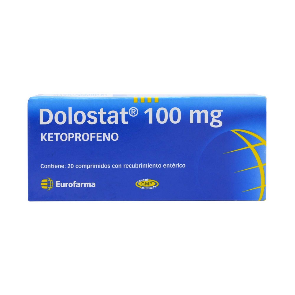 Dolostat Ketoprofeno 100 mg 20 Comprimidos | Cruz Verde