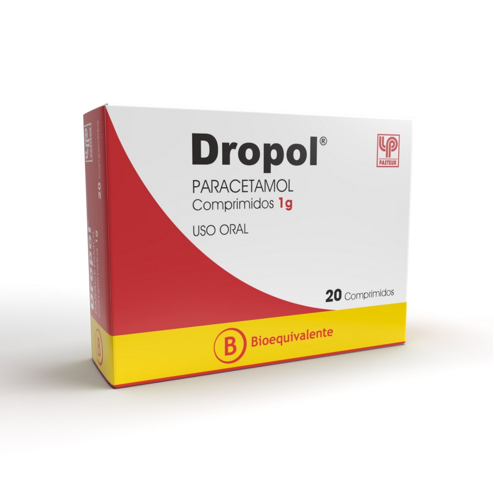 Dropol Paracetamol 1 gr 20 Comprimidos | Cruz Verde