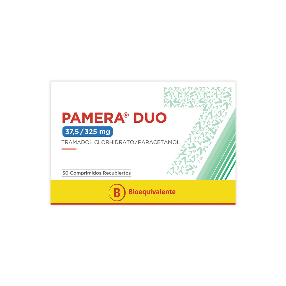 Pamera Duo 37,5 mg / 325 mg 30 Comprimidos | Cruz Verde