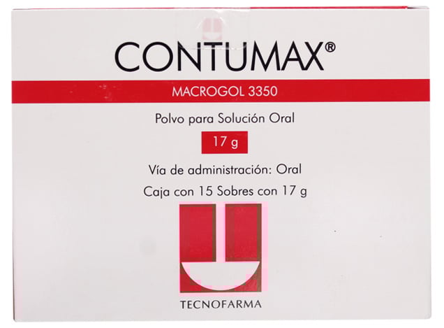Contumax 3350 Macrogol 3350 7 gr 15 Sobres solución oral | Cruz Verde