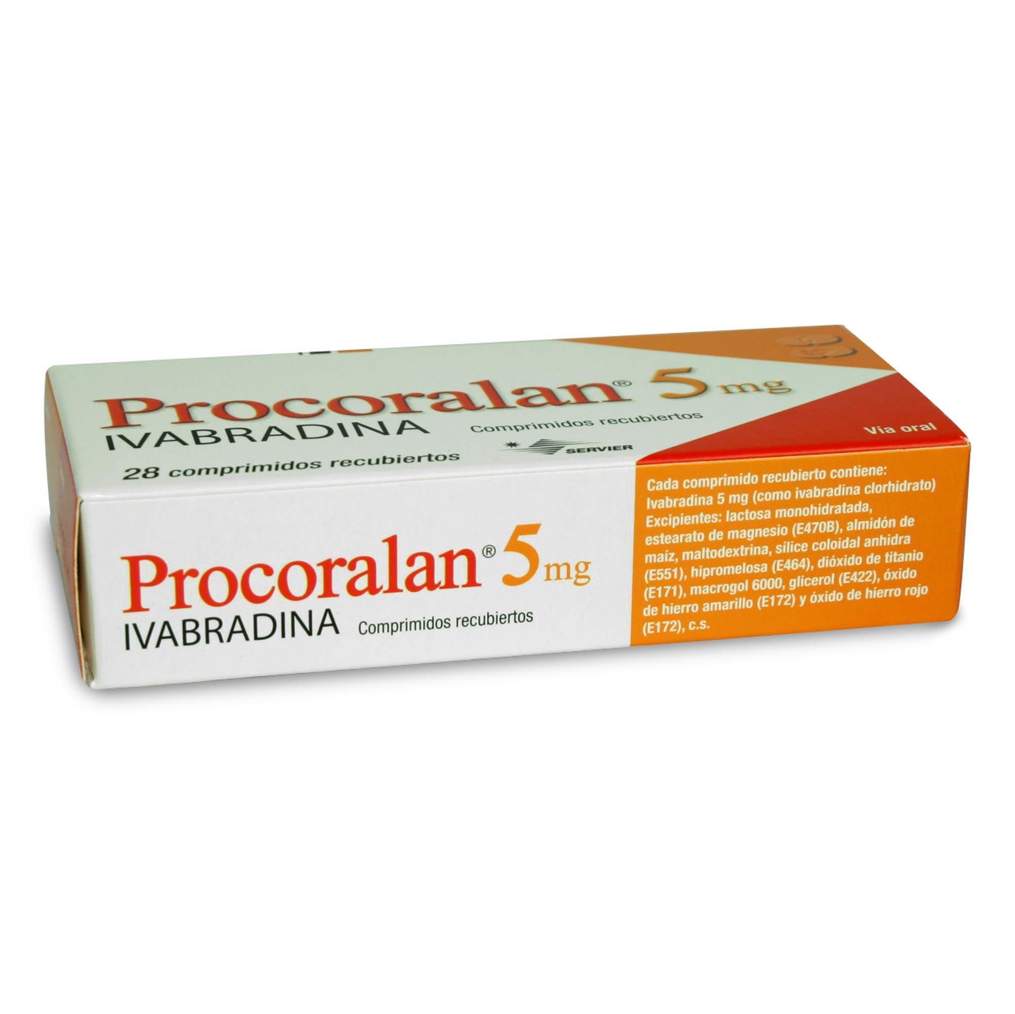 Procoralan Ivabradina 5 mg 28 Comprimidos | Cruz Verde