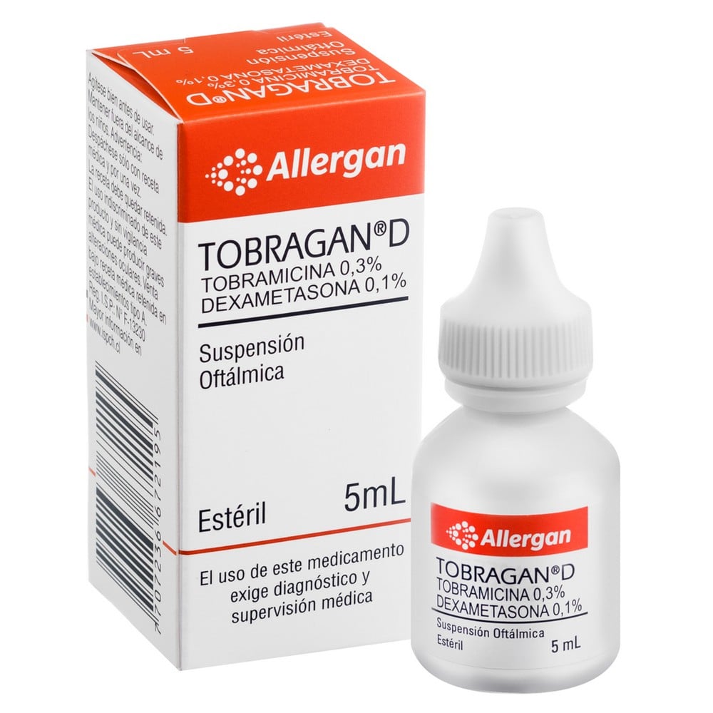 Tobragan-D Tobramicina 0,3 Solución Oftálmica 5 mL - FarmaCompara