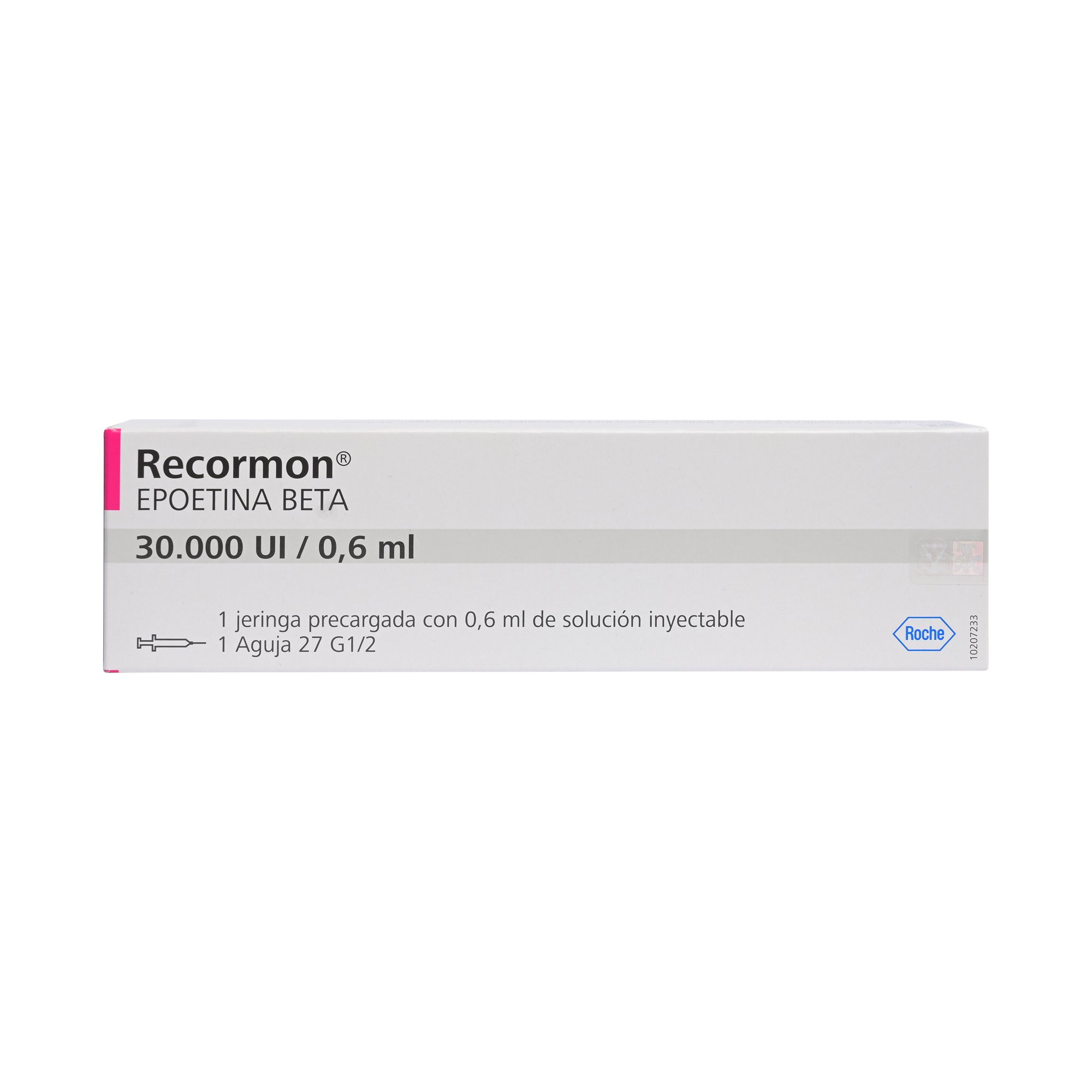 Recormon Epoetina Beta 30.000 UI / 0,6 mL Solución Inyectable 1 Jeringa ...