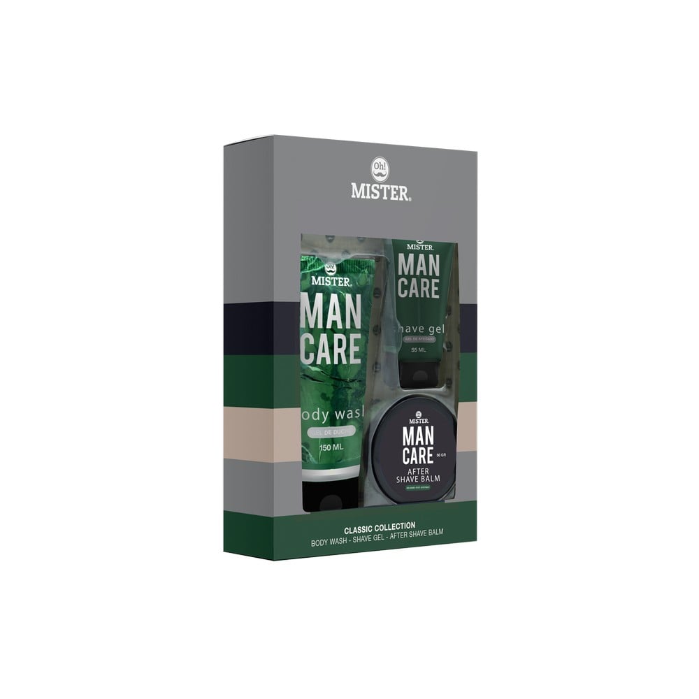 Green Body Wash 150ml + Shower Gel 55ml + After Shave 50g | Cruz Verde