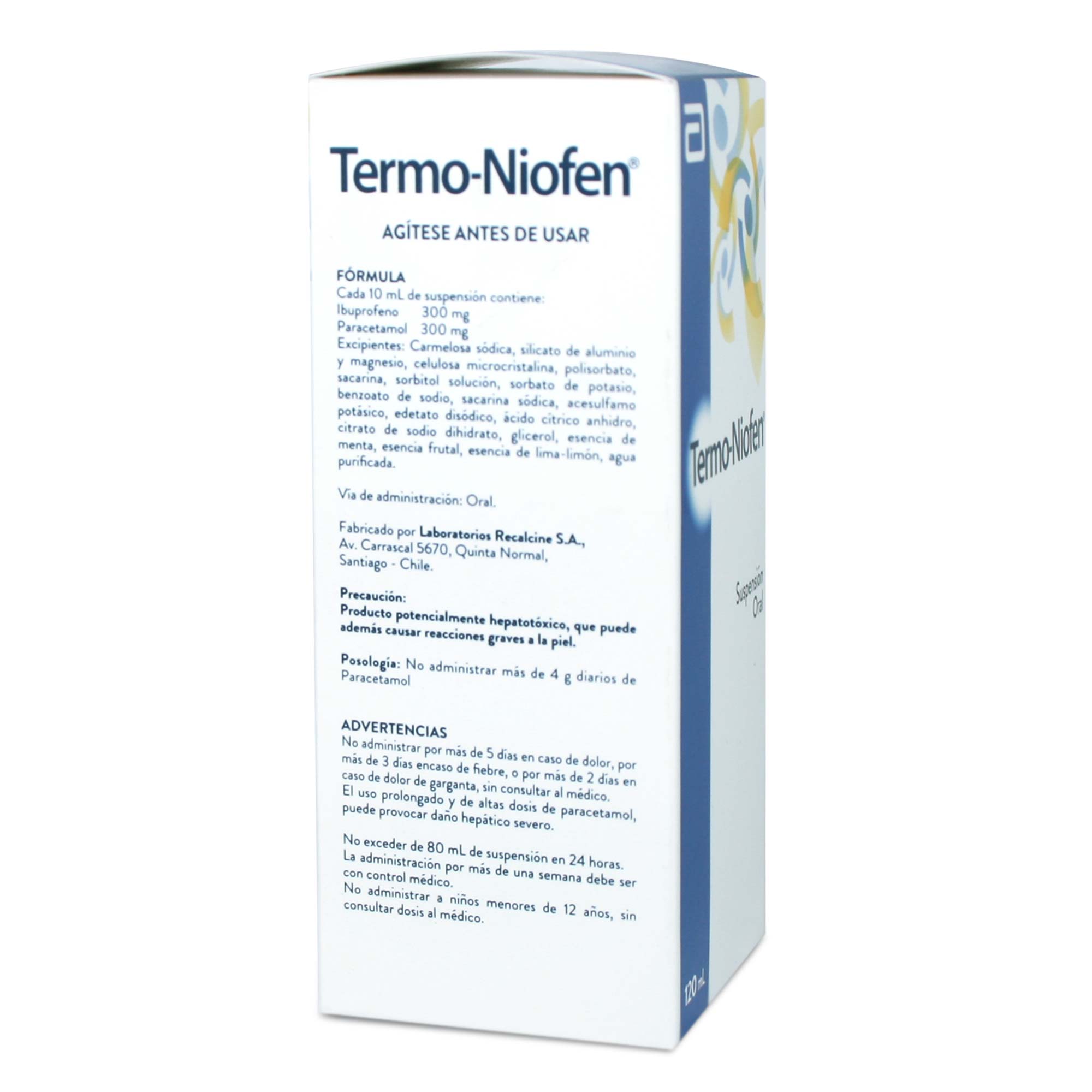 Termo-Niofen Ibuprofeno 300 mg Suspensión 120 mL | Cruz Verde