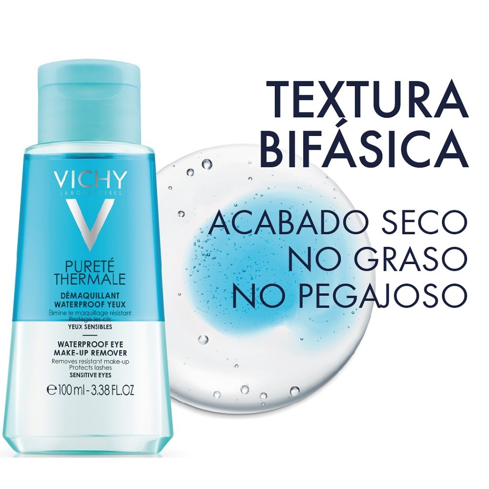 Desmaquillante Bifásico Ojos Waterproof Pureté Thermale 100 ml ...