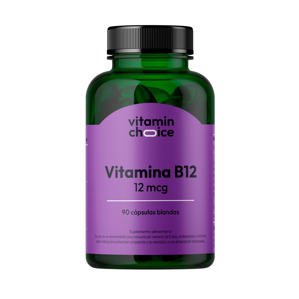 Vitamin Choice Vitamina B12 90 Cápsulas Blandas 12 Mcg