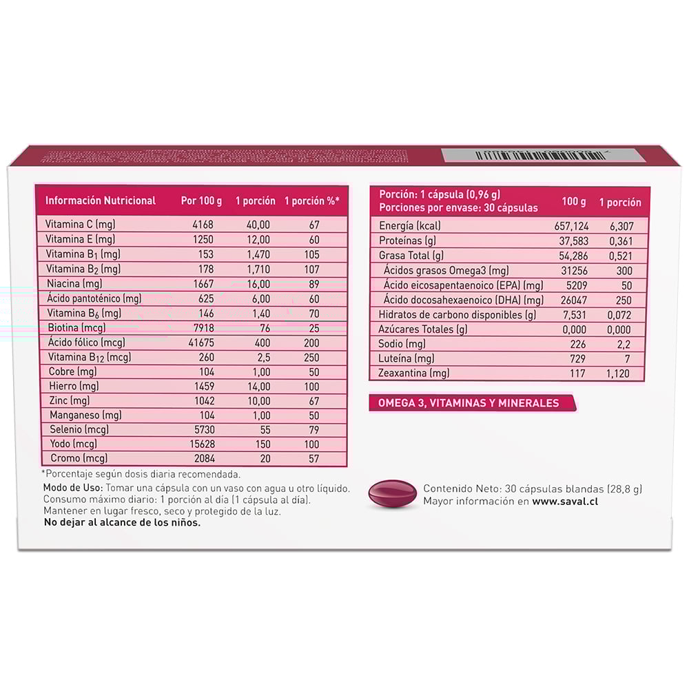 Gintol Suplemento Alimenticio 30 Cápsulas | Cruz Verde