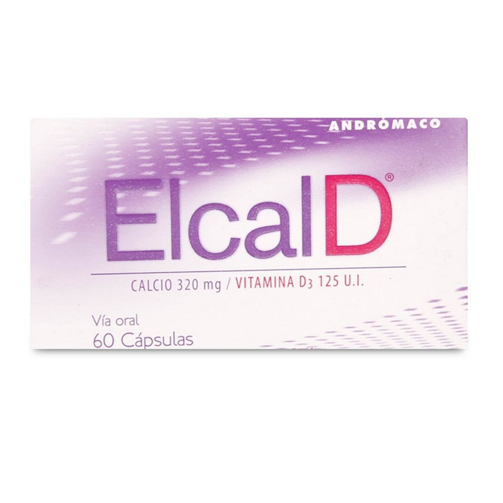 Elcal-D Calcio 320 mg 60 Cápsulas | Cruz Verde