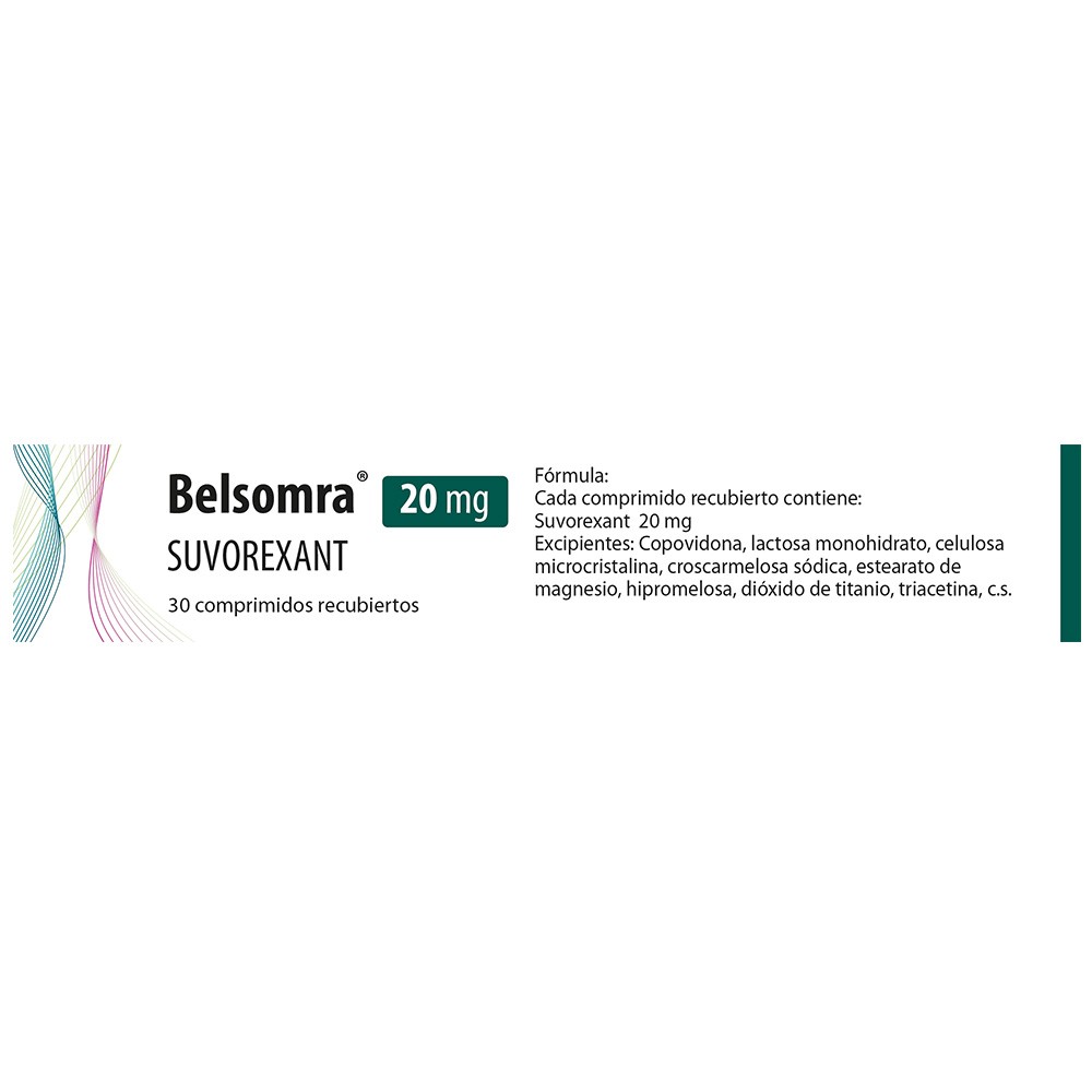 Belsomra 30 Comprimidos Recubiertos 20mg | Cruz Verde