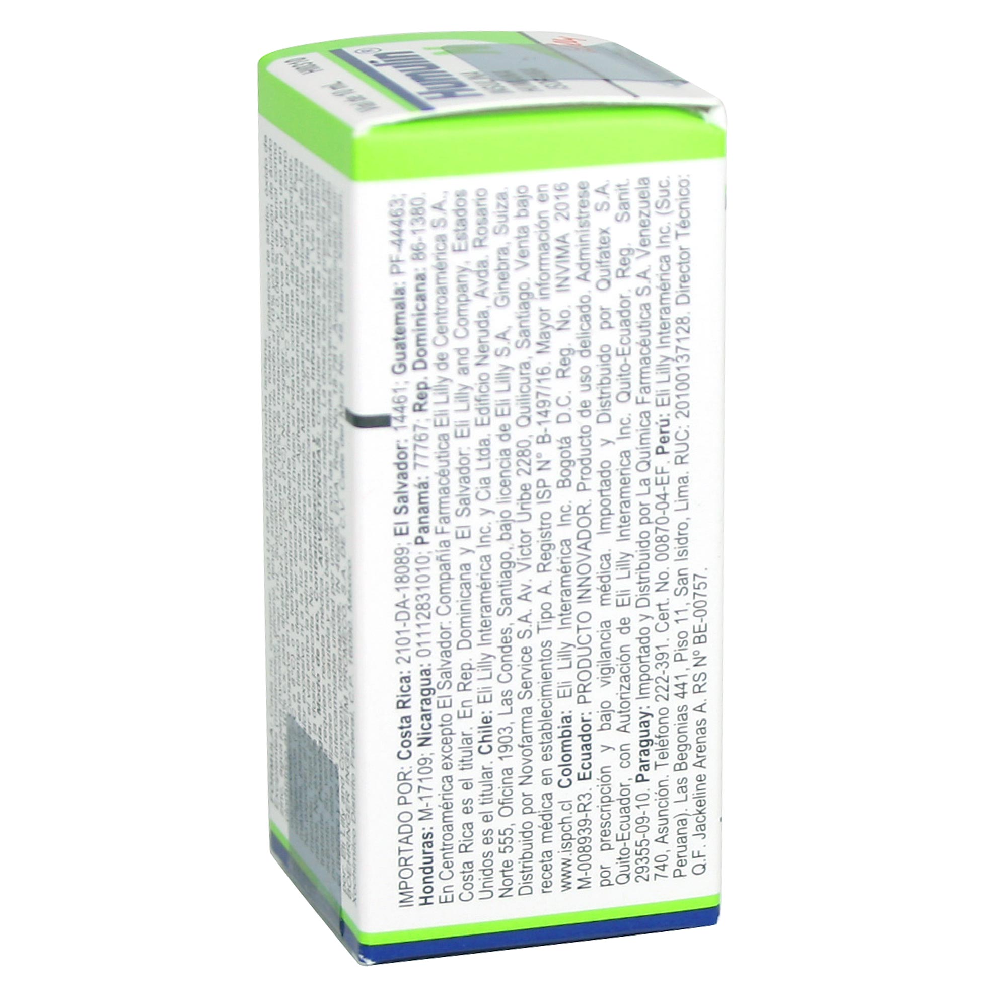 Humulin-N Insulina Humana Protamina Zinc 100 UI 1 Ampolla | Cruz Verde