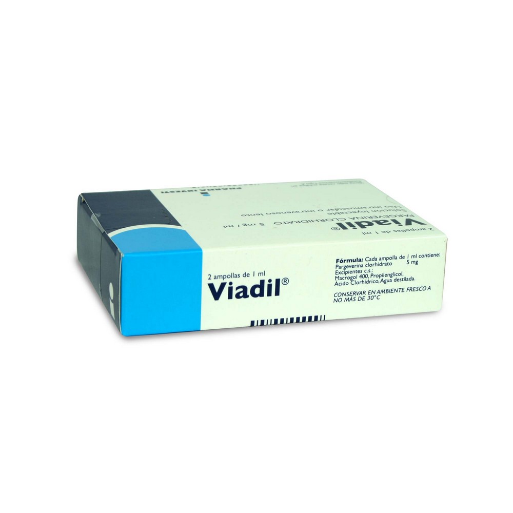 Viadil Pargeverina 5 mg / mL Solución Inyectable 2 Ampollas | Cruz Verde