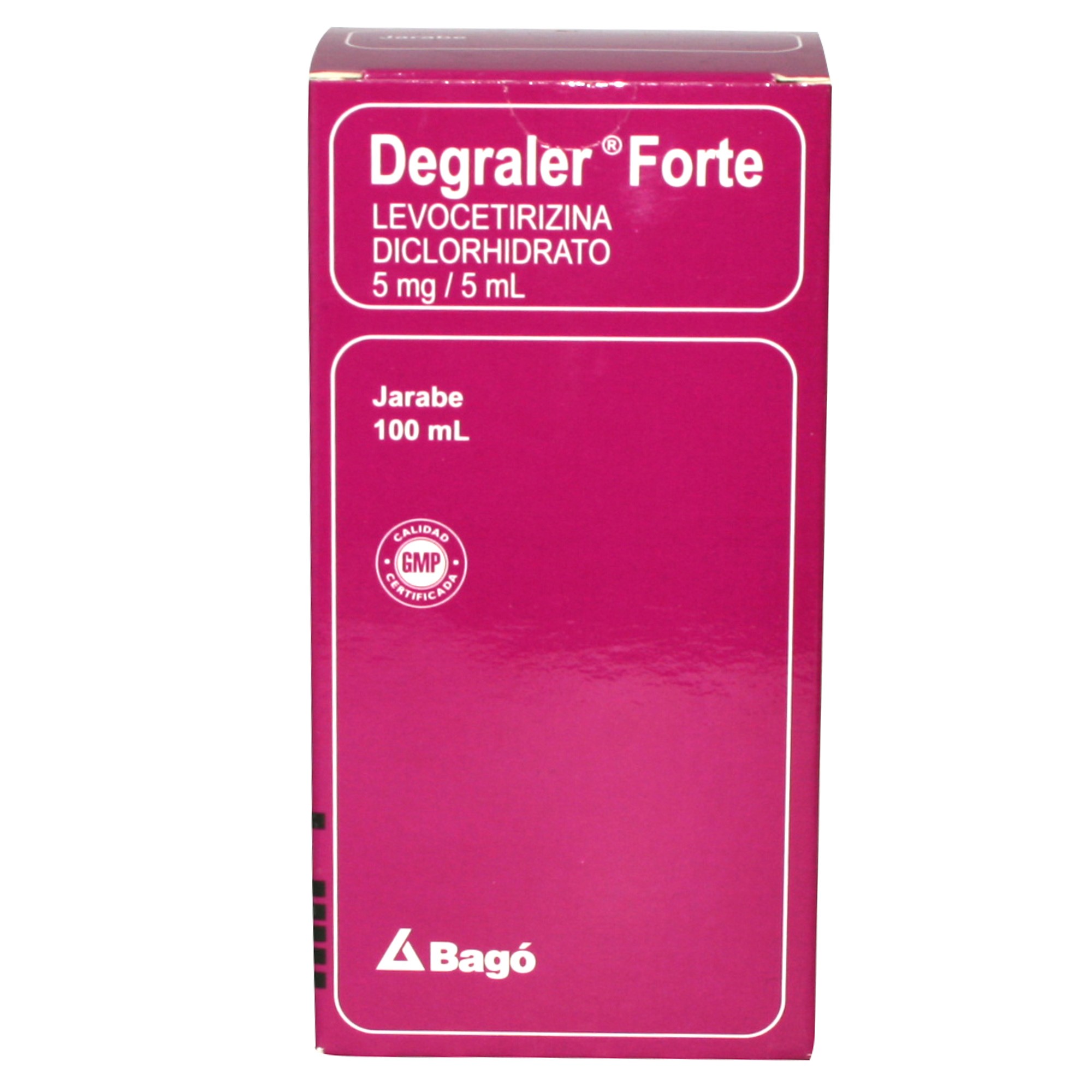 Degraler Forte Levocetirizina 5 mg / 5 mL Jarabe 100 mL | Cruz Verde