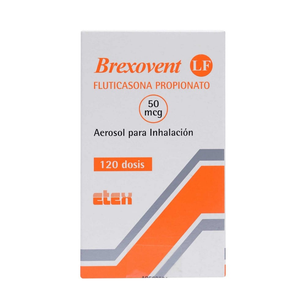 Brexovent LF Fluticasona Propionato 50 mcg Inhalador Bucal 120 Dosis ...