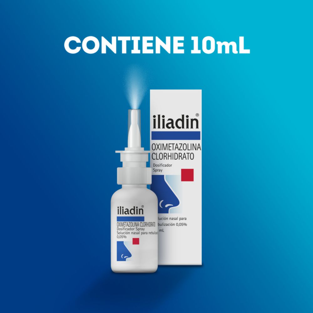 Iliadin Solución Nasal para Nebulización 0,05 % 10 ml | Cruz Verde