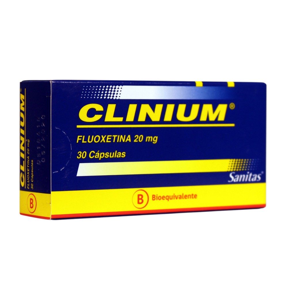 Clinium Fluoxetina 20 mg 30 Cápsulas | Cruz Verde