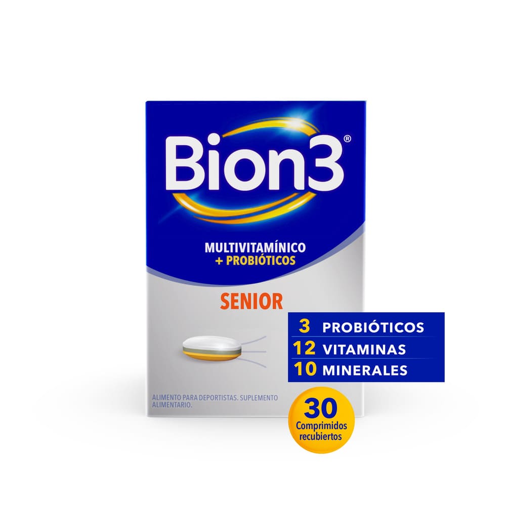Bion 3 Senior - Vitaminas 30 Comprimidos Recubierto | Cruz Verde