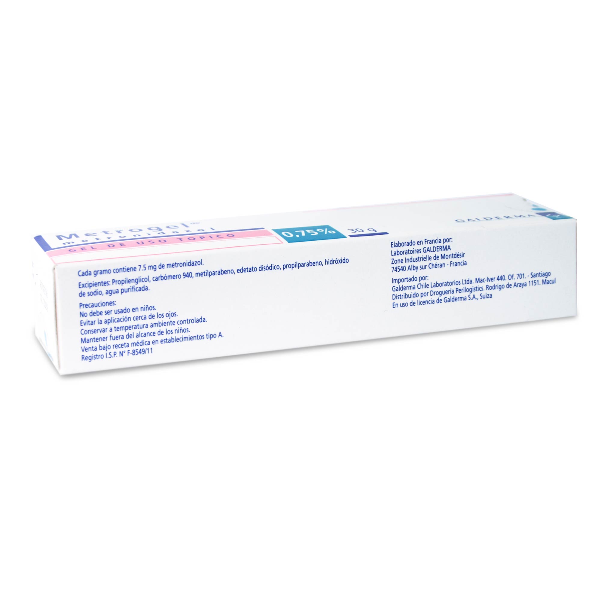 Metrogel Metronidazol 0,75% Gel Tópico 30 gr | Cruz Verde