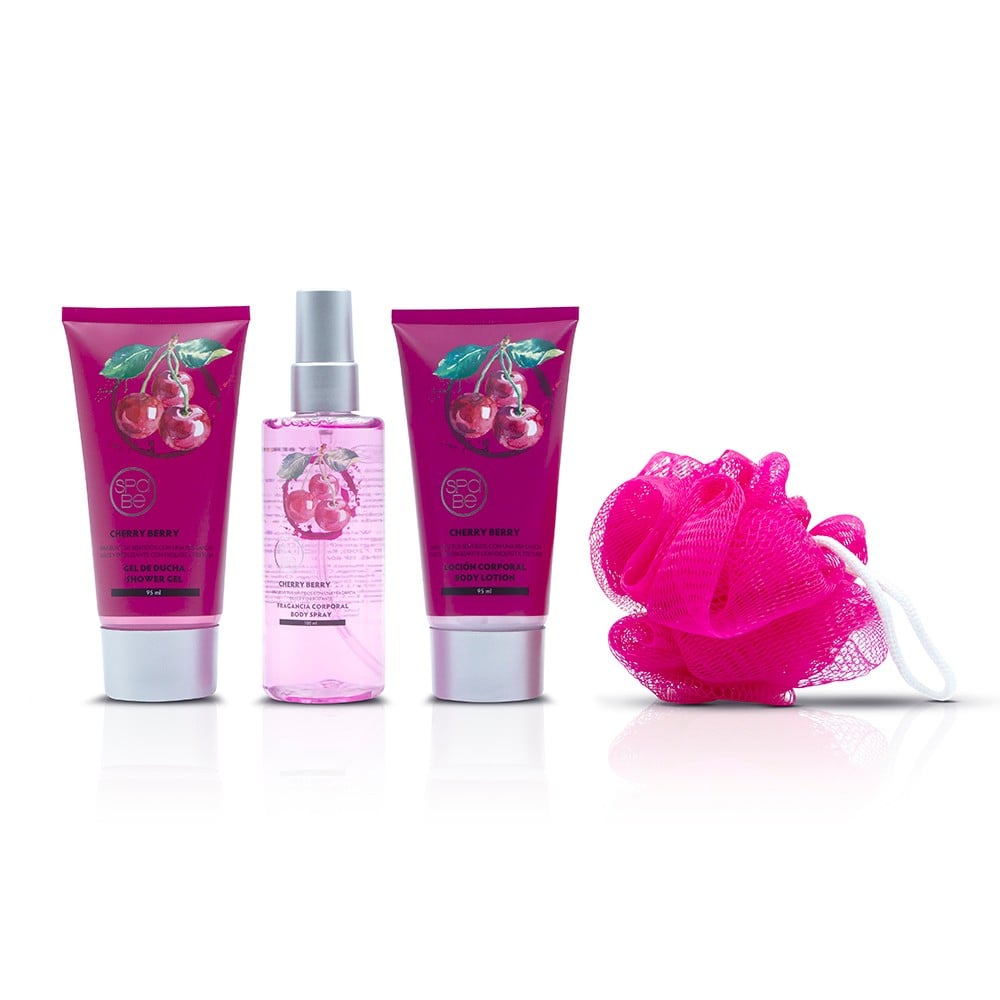 Set Crema Corporal Cherry + Shower + Body Spray | Farmacias Cruz Verde