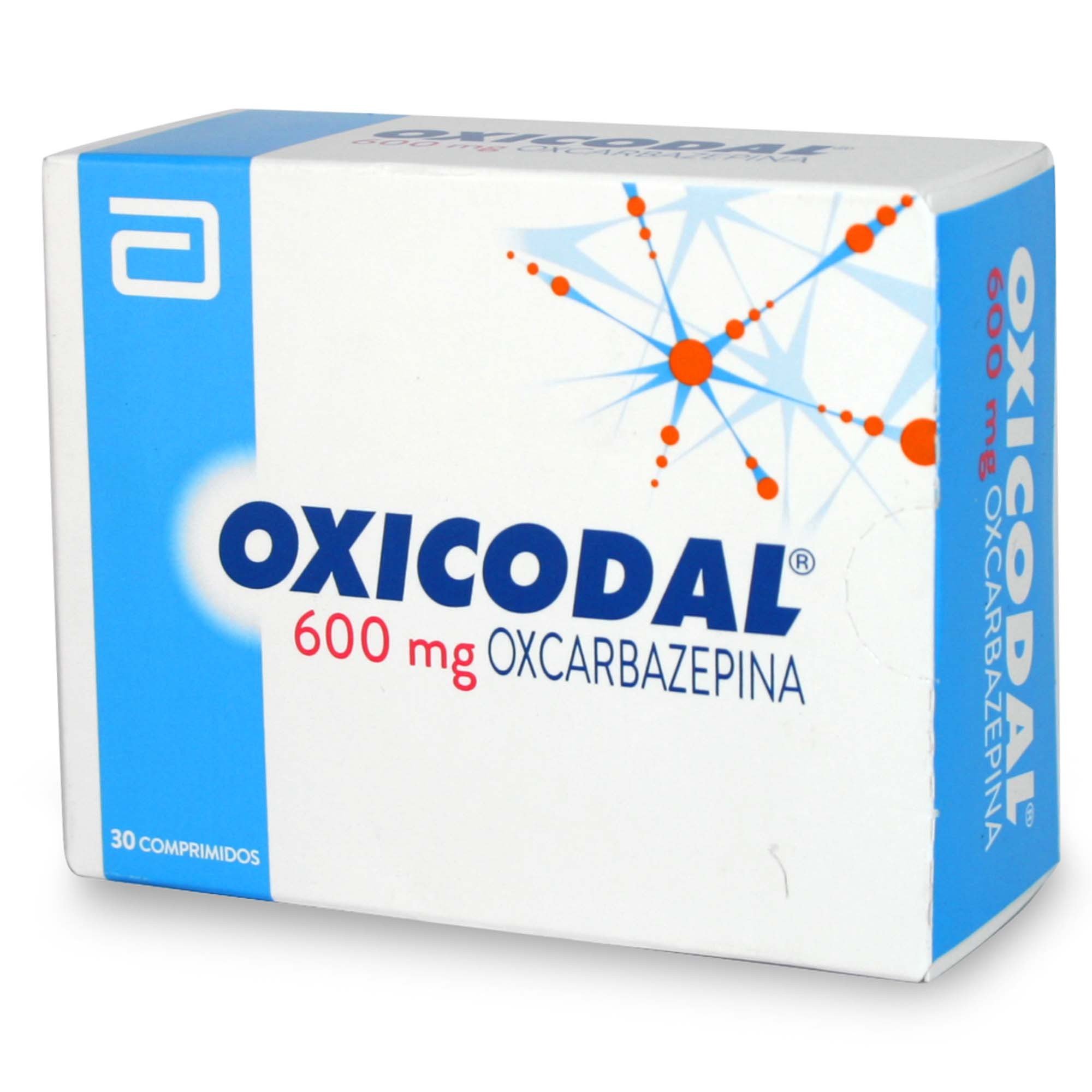 Oxicodal Oxcarbazepina 600 mg 30 Comprimidos | Cruz Verde
