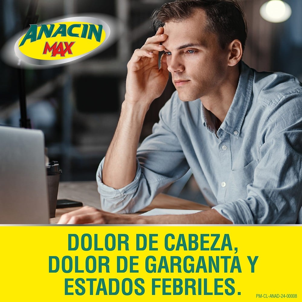 Anacin Max 8 Comprimidos Recubiertos | Cruz Verde