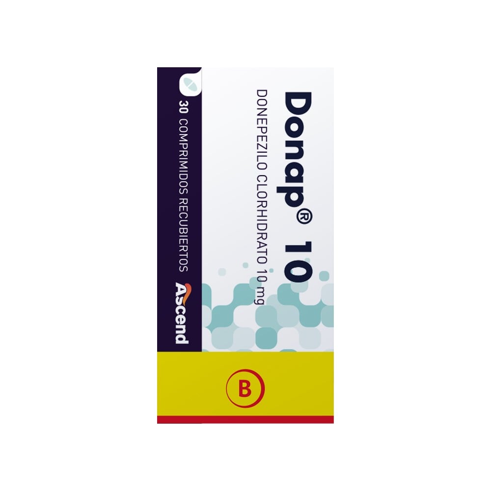 Donap Donepezilo 10 mg 30 Comprimidos Recubiertos | Cruz Verde